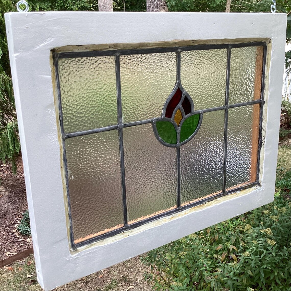 Wall Decor, Antique Glass Panels, Antique Stained Glass, Antique Leads ...