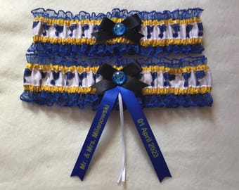 Carolina Hurricanes Personalised Wedding Prom Garter and Tossing Garter ...