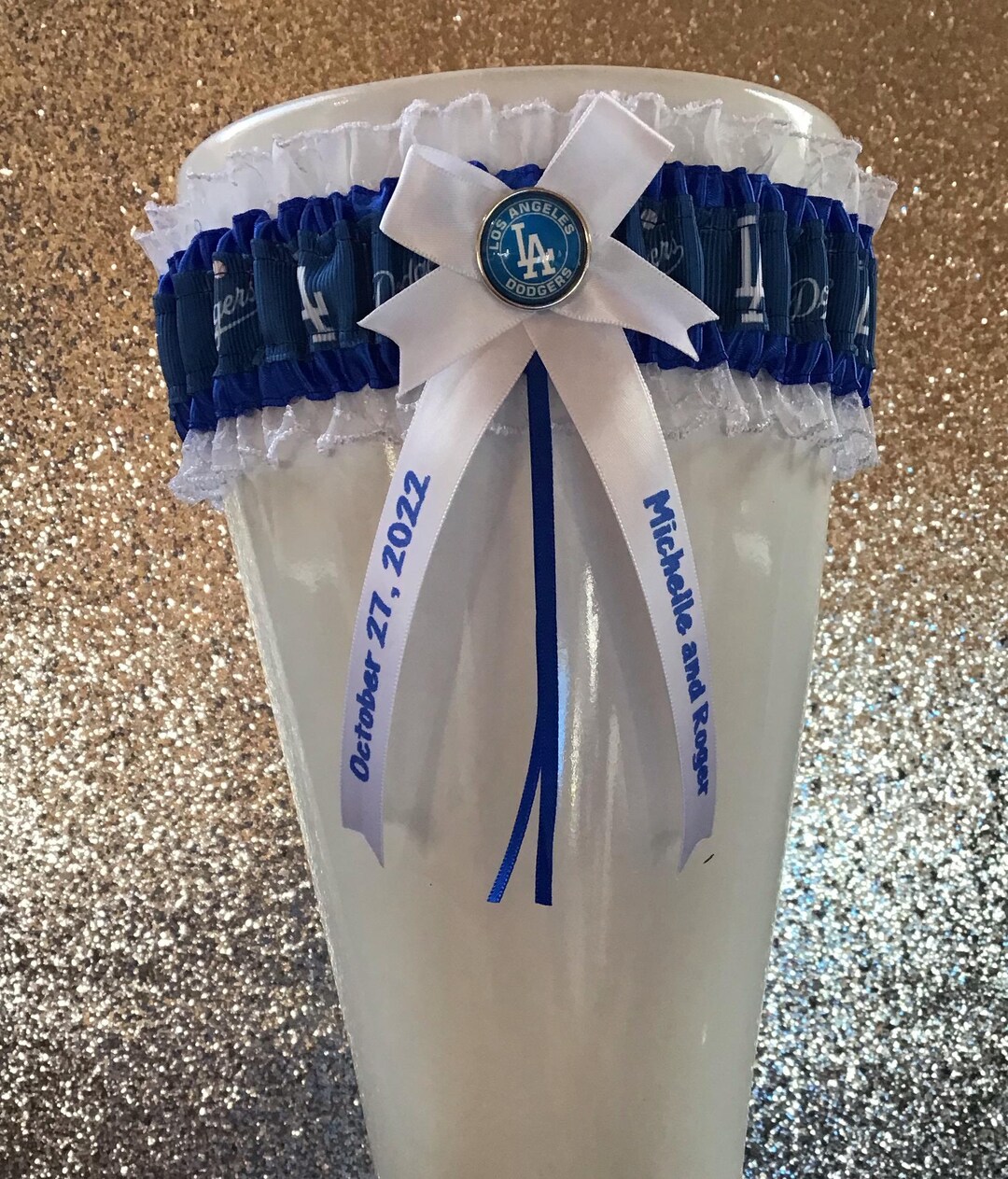 Los Angeles Dodgers Personalised Wedding Prom Garter - Etsy
