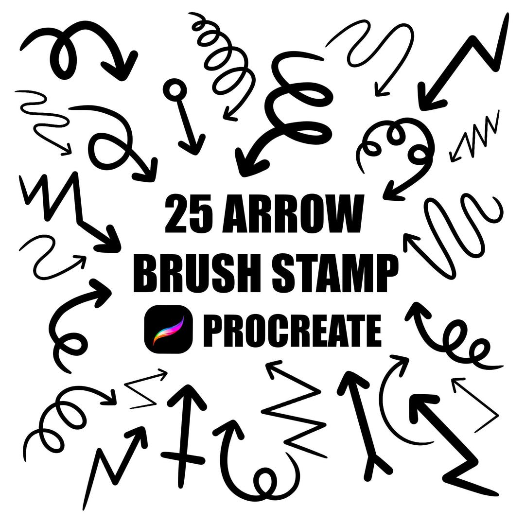 Procreate Brushes, Arrow Brush Stamp,arrows Brush Procreate - Etsy