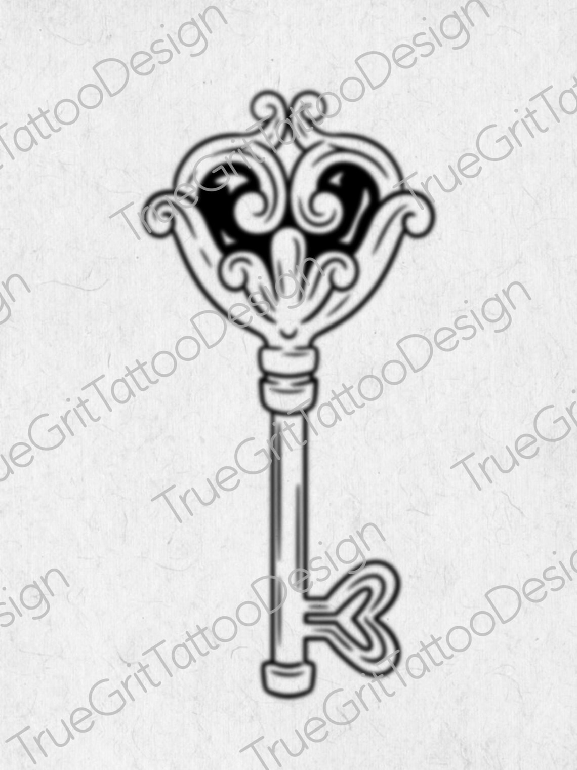 Heart Lock and Key Matching Tattoos - Etsy