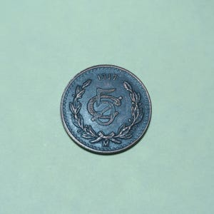 Mexico Coin, 5 Cents Coin Mexico - Etsy