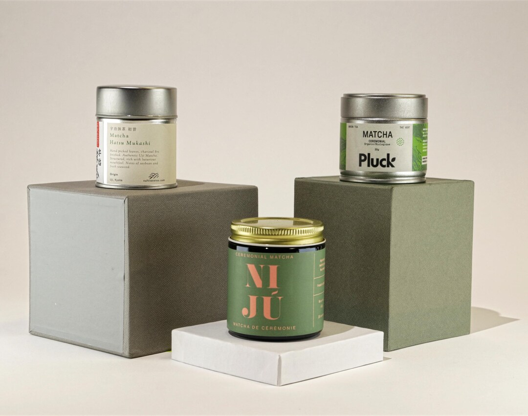 Matcha Tasting Flight, Matcha Trio, Matcha Powder, Matcha Gift, Premium ...