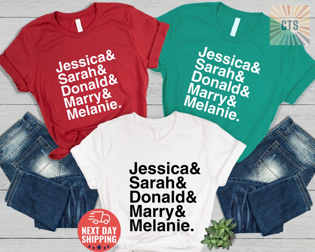 Custom Name List Shirt, Helvetica Font Name List, Funny List T-shirt ...
