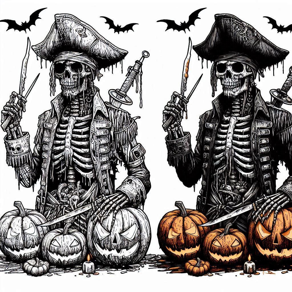 Halloween Creepy, Scarry Printables, Fright and Fun, Printable ...