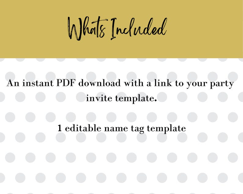 Editable Double-sided Bunco Name Tag Template | Printable Bunco Party ...