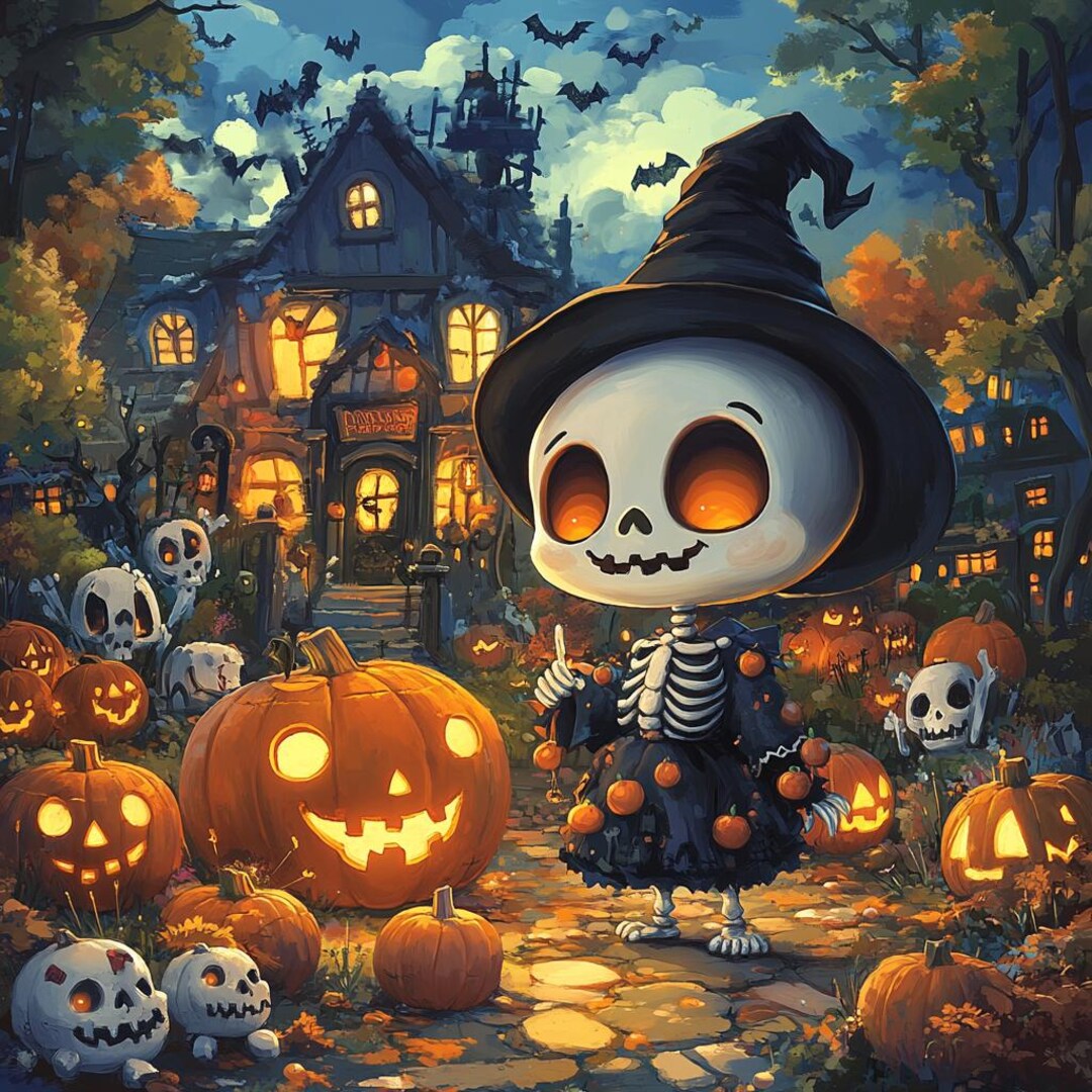 24 Halloween Clipart, Spooky Haunted House Digital Art, Halloween ...