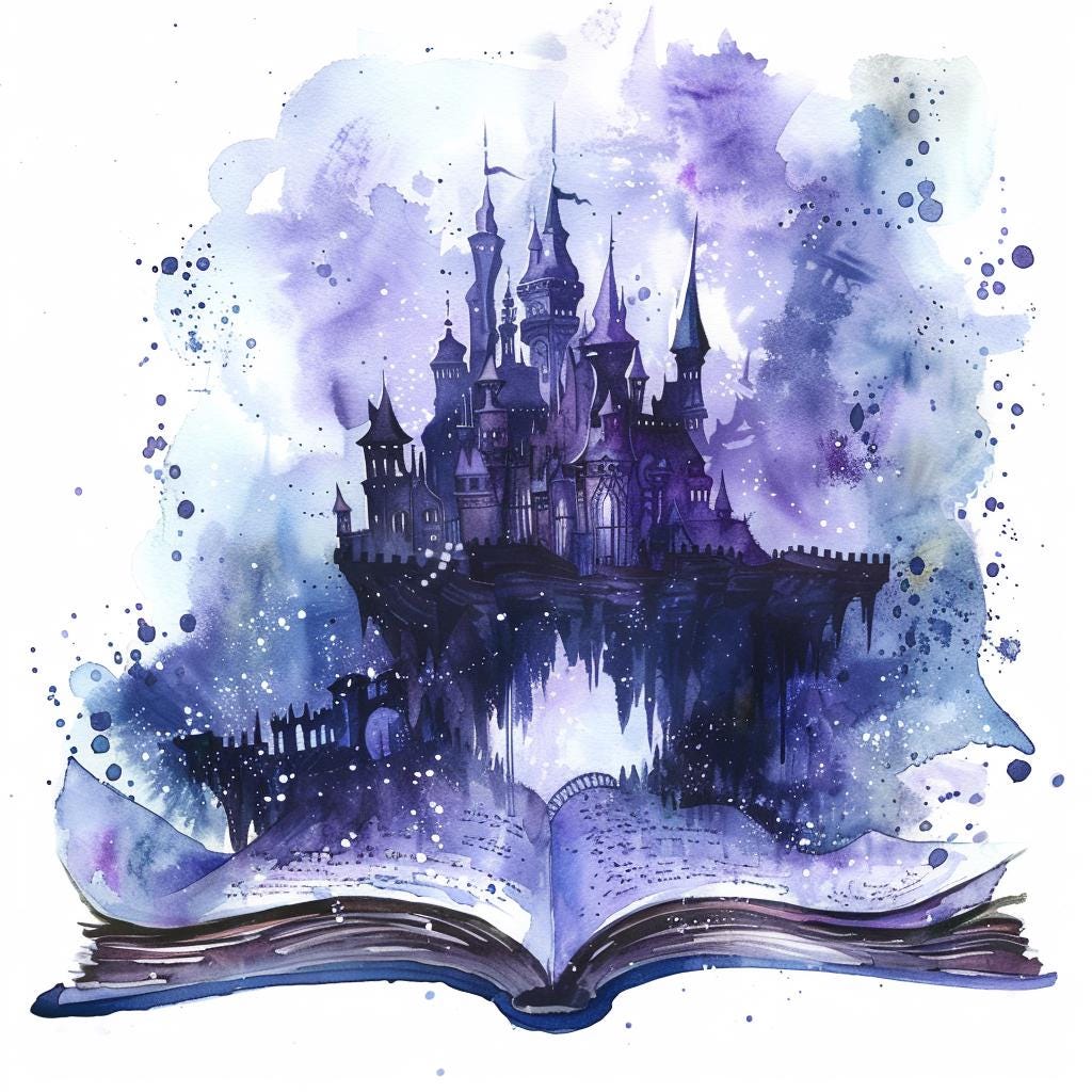24 Enchanted Castle Clipart Magic Fairytale Kingdom Fantasy Digital Art ...