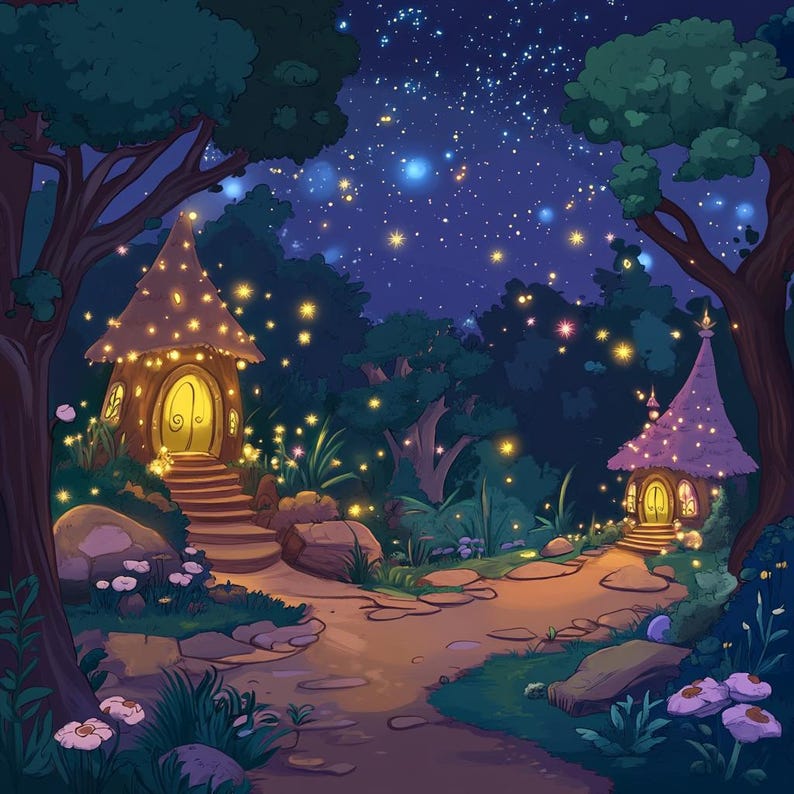 16 Magical Enchanted Forest Clipart, Enchanted Forest Wonderland ...