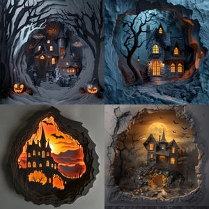 24 Haunted House Clipart, Spooky Halloween Haunted House Clipart ...