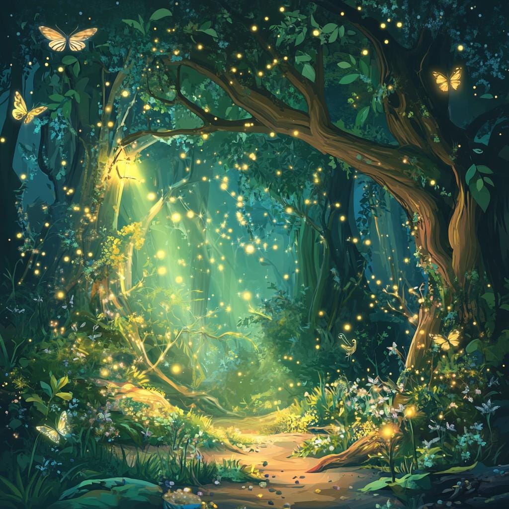 16 Magical Enchanted Forest Clipart, Enchanted Forest Wonderland ...