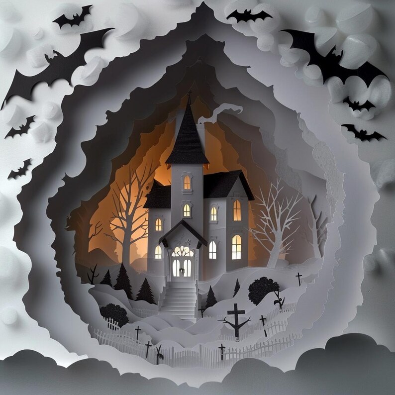 24 Haunted House Clipart, Spooky Halloween Haunted House Clipart ...