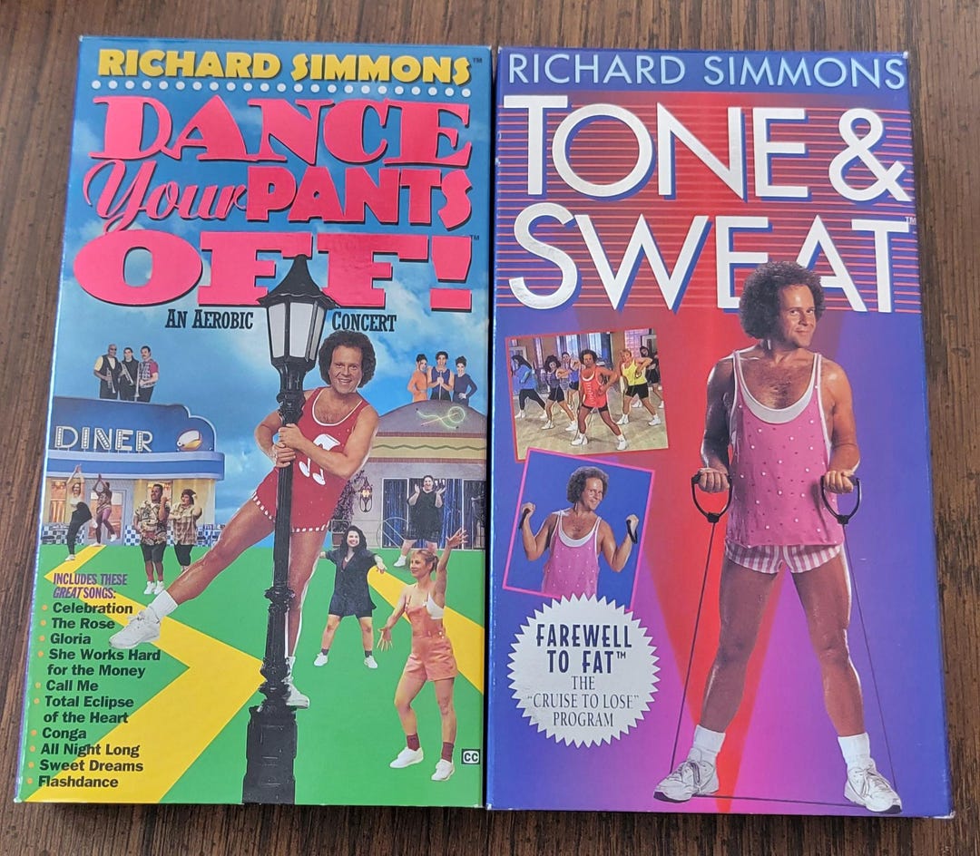 Richard Simmons Vintage VHS Used Workout Tapes - Etsy