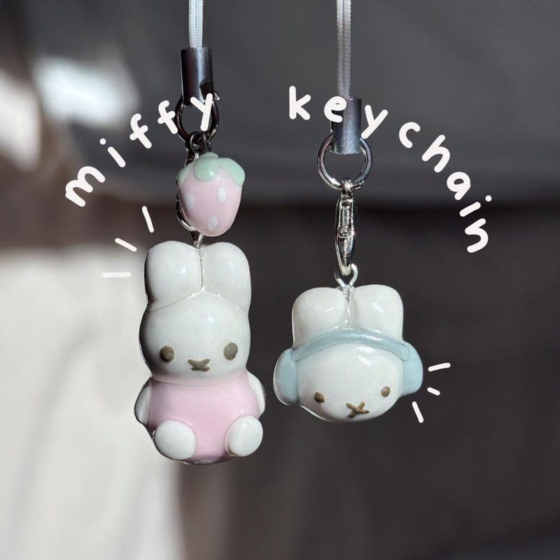 Miffy Keychain - Etsy