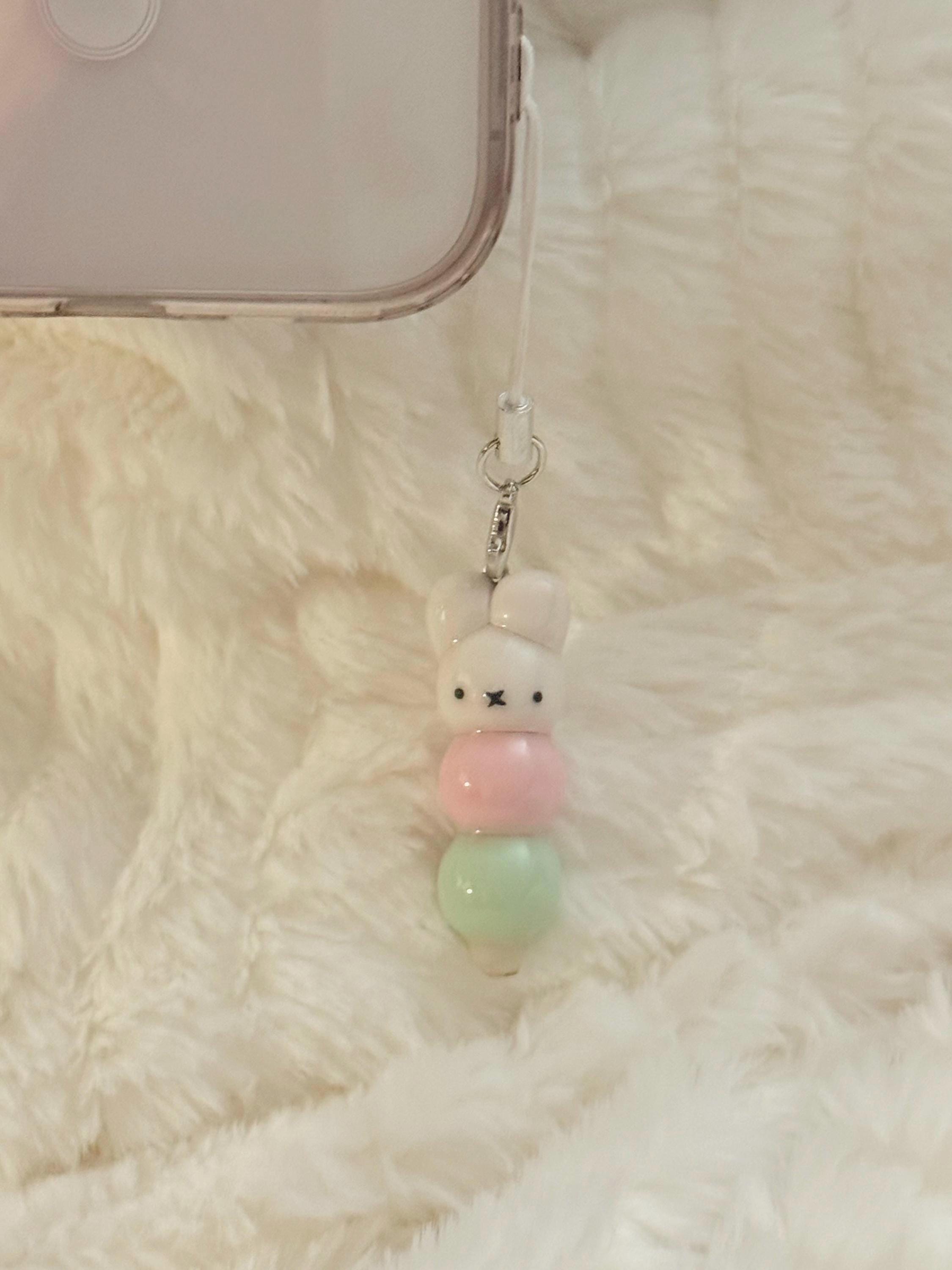 Miffy Mochi Dango Bunny Clay Handmade Keychain Charm! ~fan Art~ - Etsy