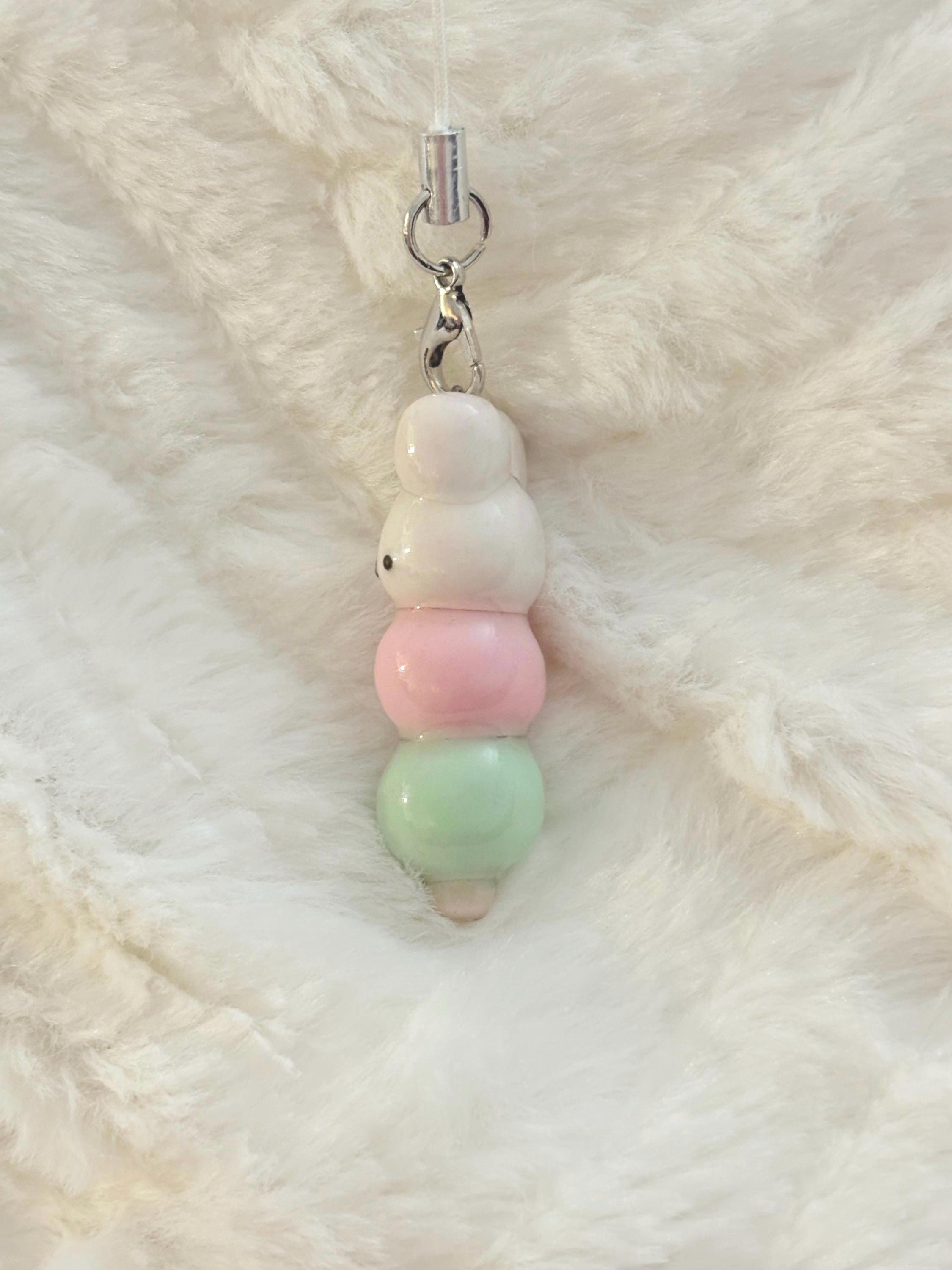Miffy Mochi Dango Bunny Clay Handmade Keychain Charm! ~fan Art~ - Etsy