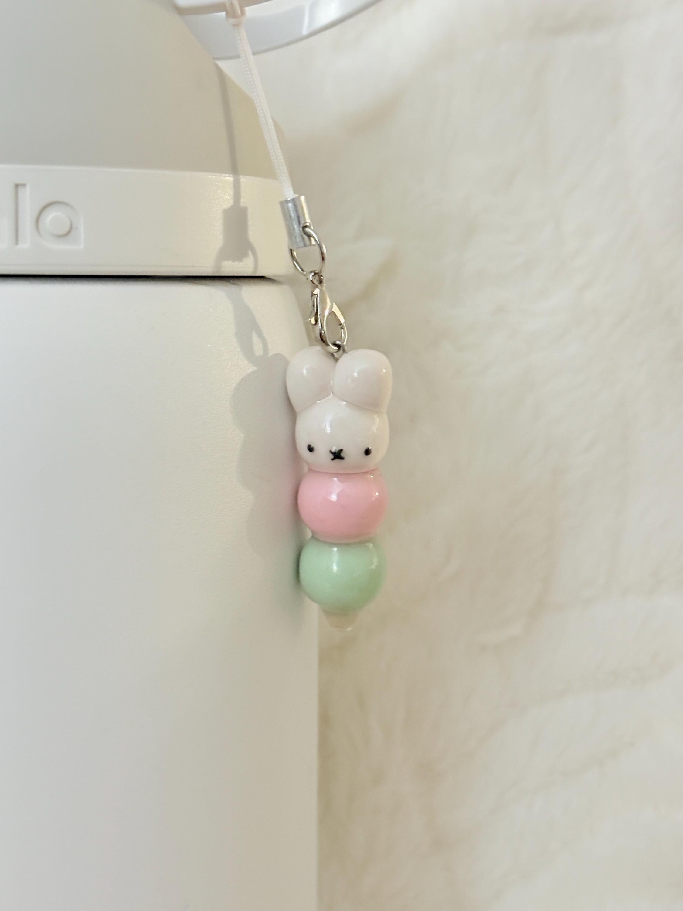Miffy Mochi Dango Bunny Clay Handmade Keychain Charm! ~fan Art~ - Etsy