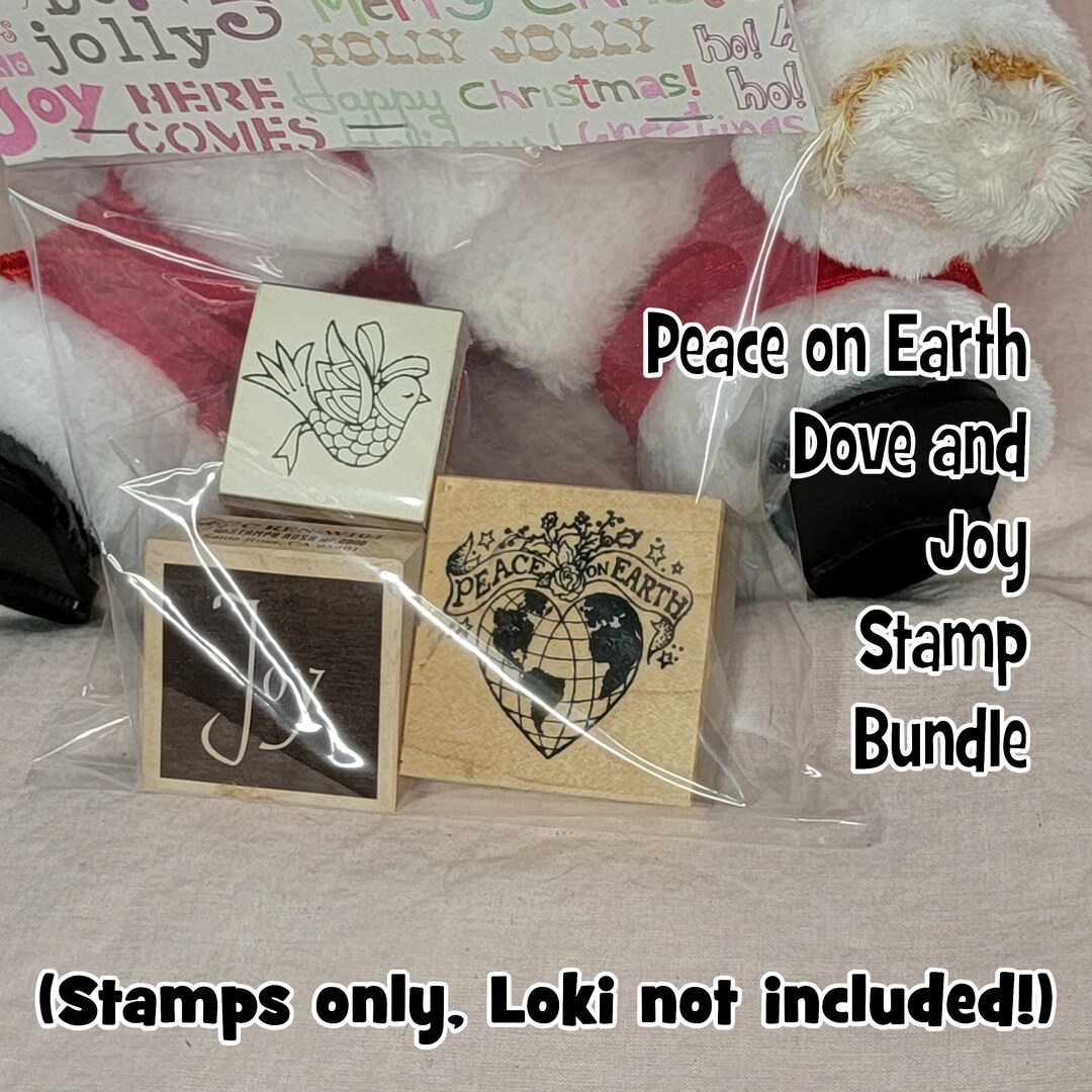 DIY Winter Holiday Card/ Gift Tag Rubber Stamp Bundle Rare PSX ...