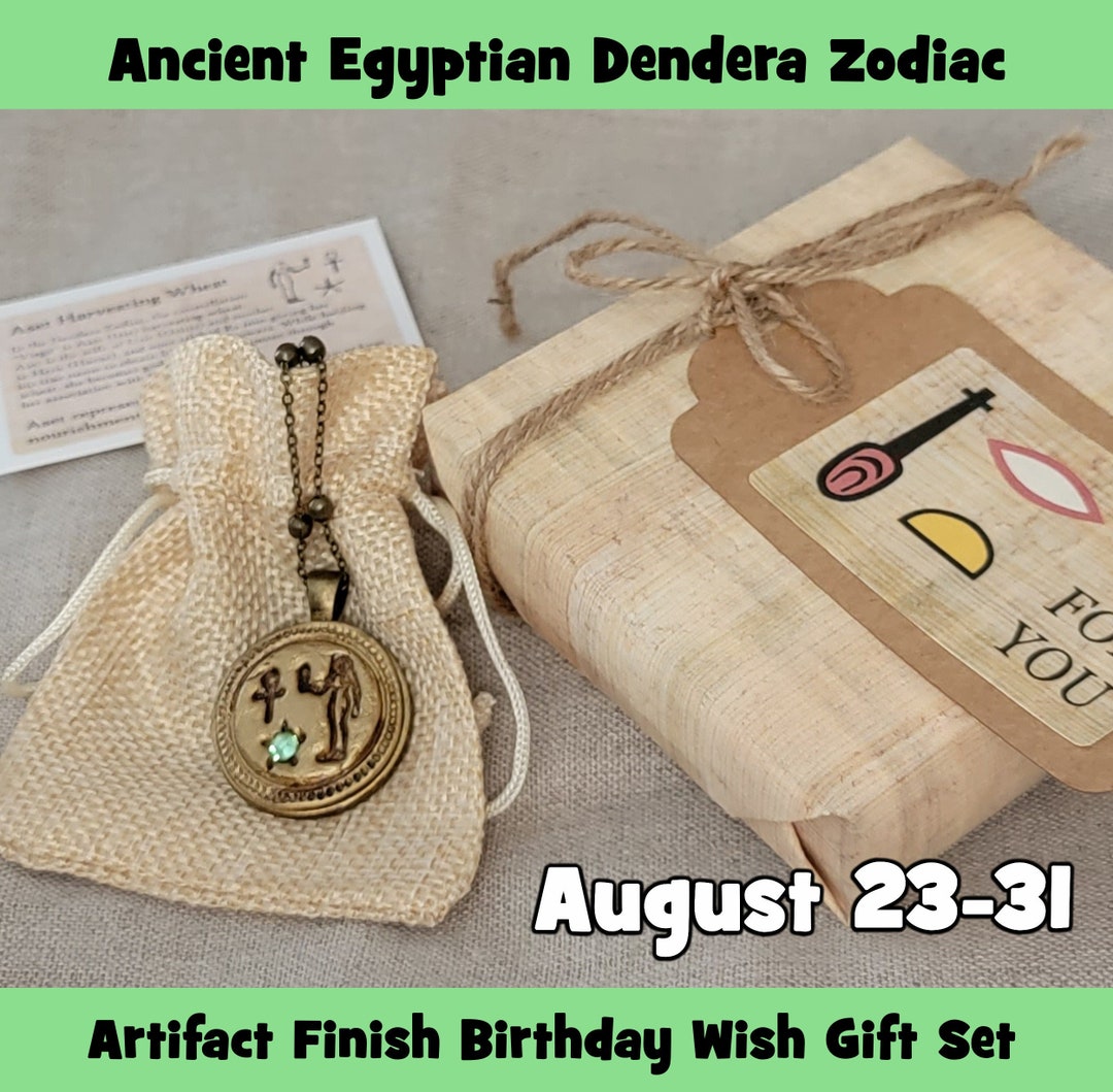 Ancient Egyptian Birthstone Necklace August Virgo Aset/isis: - Etsy