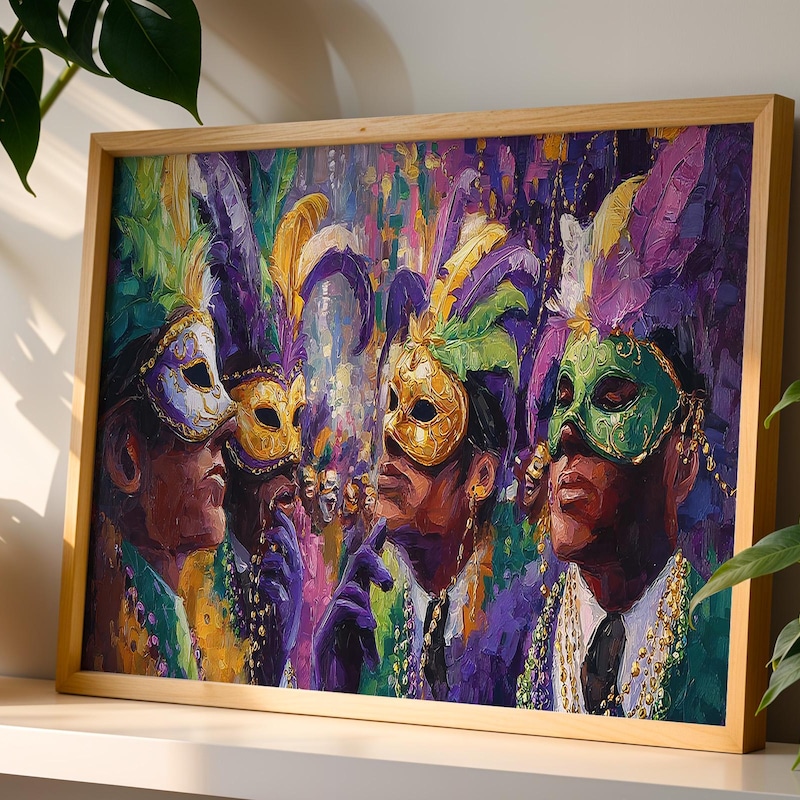 Mardi Gras Masks Posters - Etsy UK