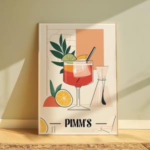Poster Bundle - 20% off - Cocktail Prints - Drinks Wall Art Set - Group ...