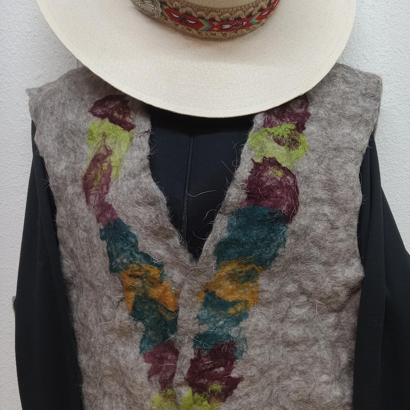 Felt Vest - Etsy
