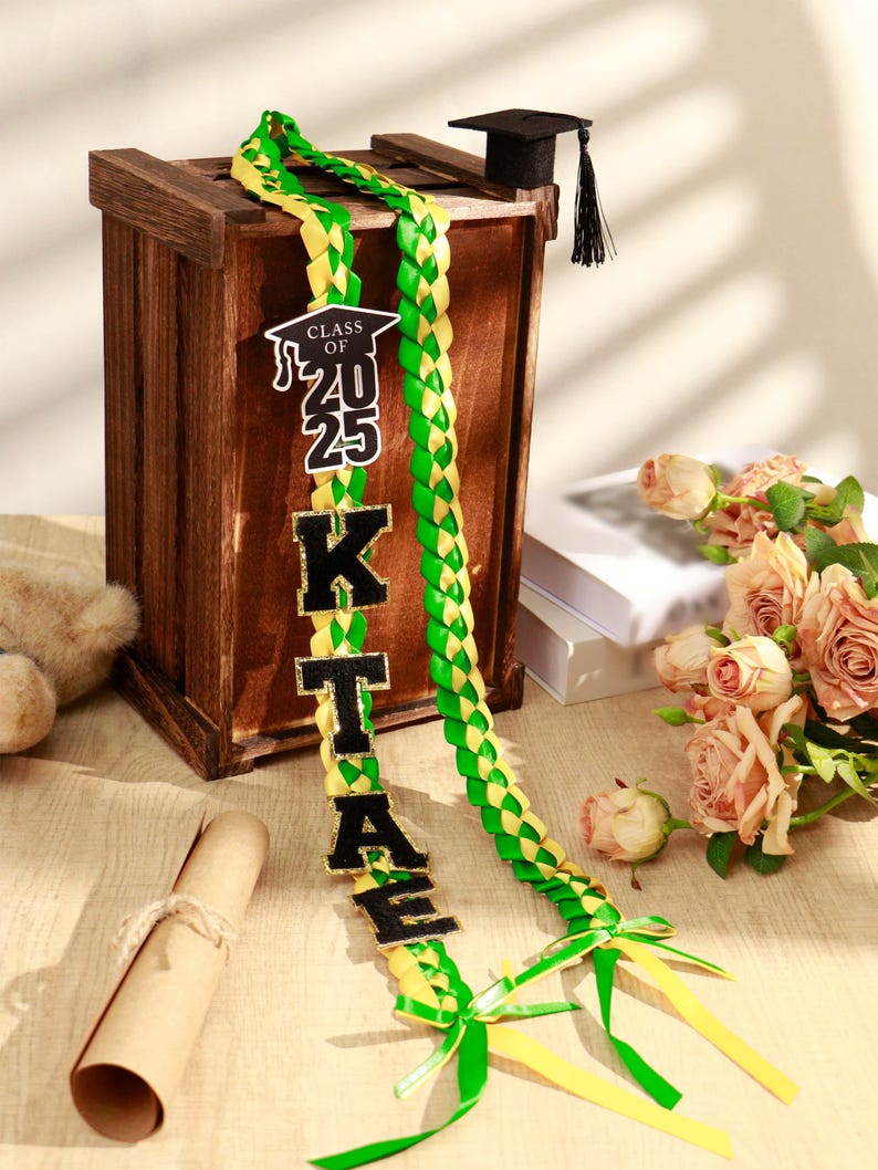 Personalized Graduation Ribbon Lei 2026, Graduate Keepsake - Etsy