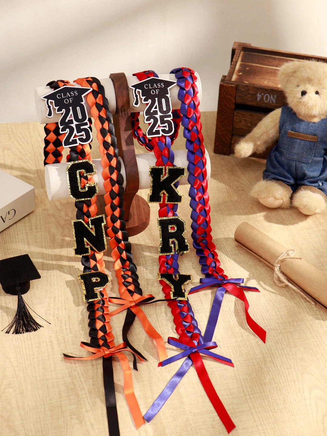 Personalized Graduation Ribbon Lei 2026, Graduate Keepsake - Etsy