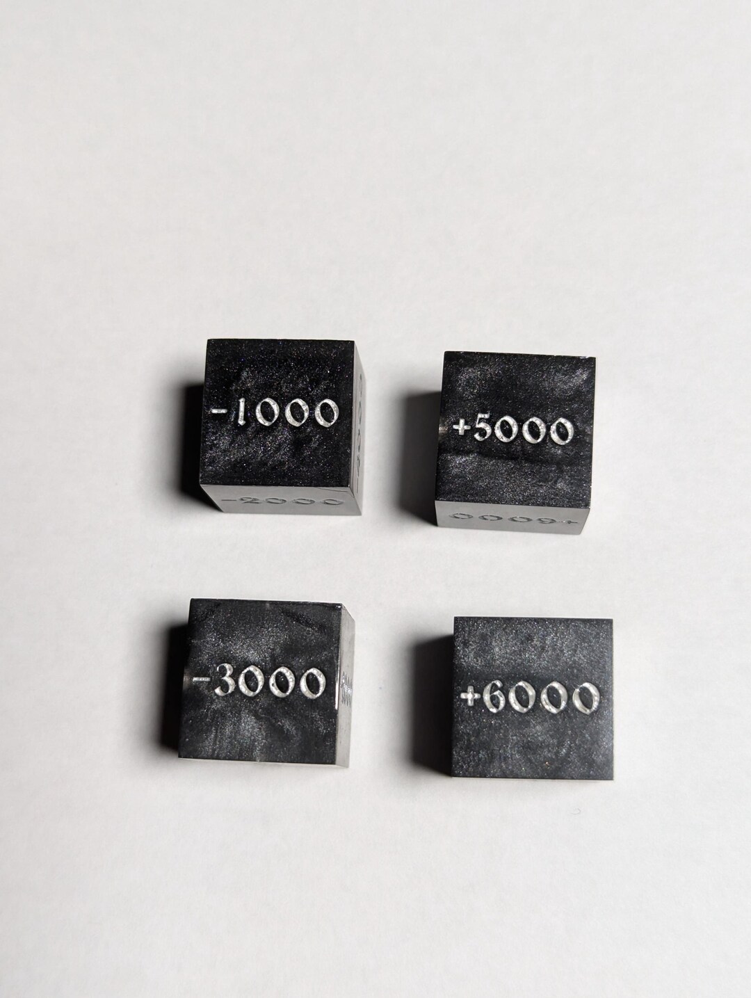 Customizable* One Piece TCG Custom Power Dice Counter + and - | Set of ...