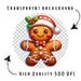 Gingerbread Man Clipart Bundle 15 PNG Christmas Gingerbread Digital Art ...