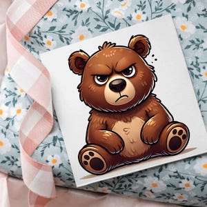 Grumpy Animal Clipart Bundle 25 PNG High Quality Files Angry Farm ...