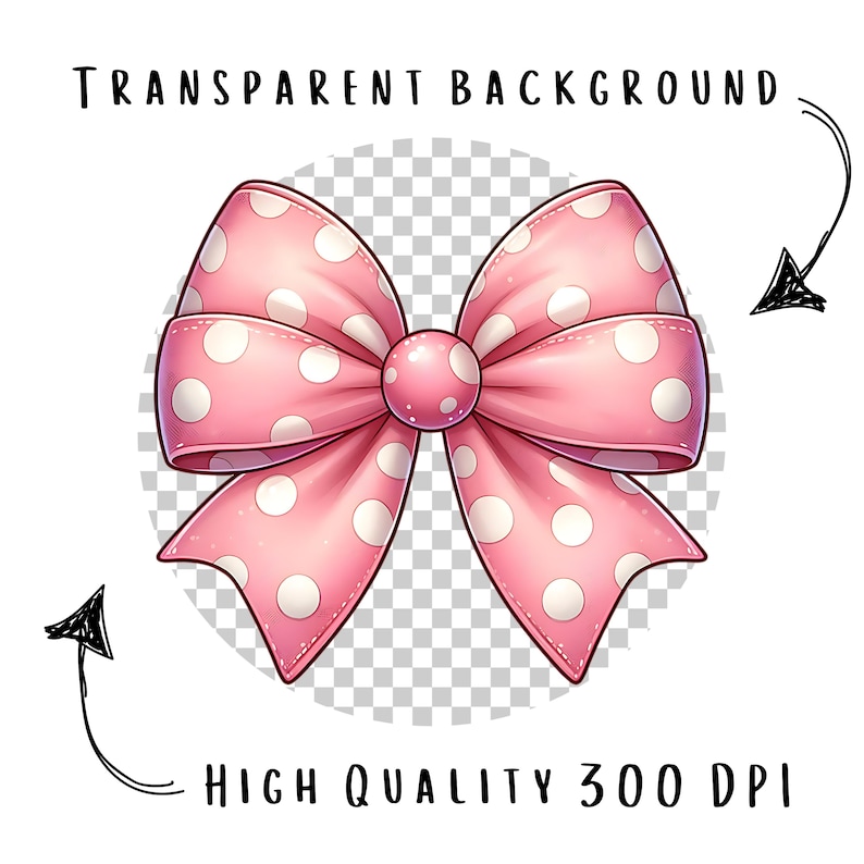 Soft Pink Bow Clipart Bundle 18 PNG Digital Download Printable Rose ...
