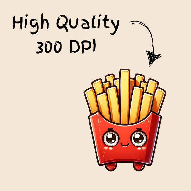 Fast Food Clipart Bundle 15 PNG Cute Food Clip Art Junk Food PNG Hot ...