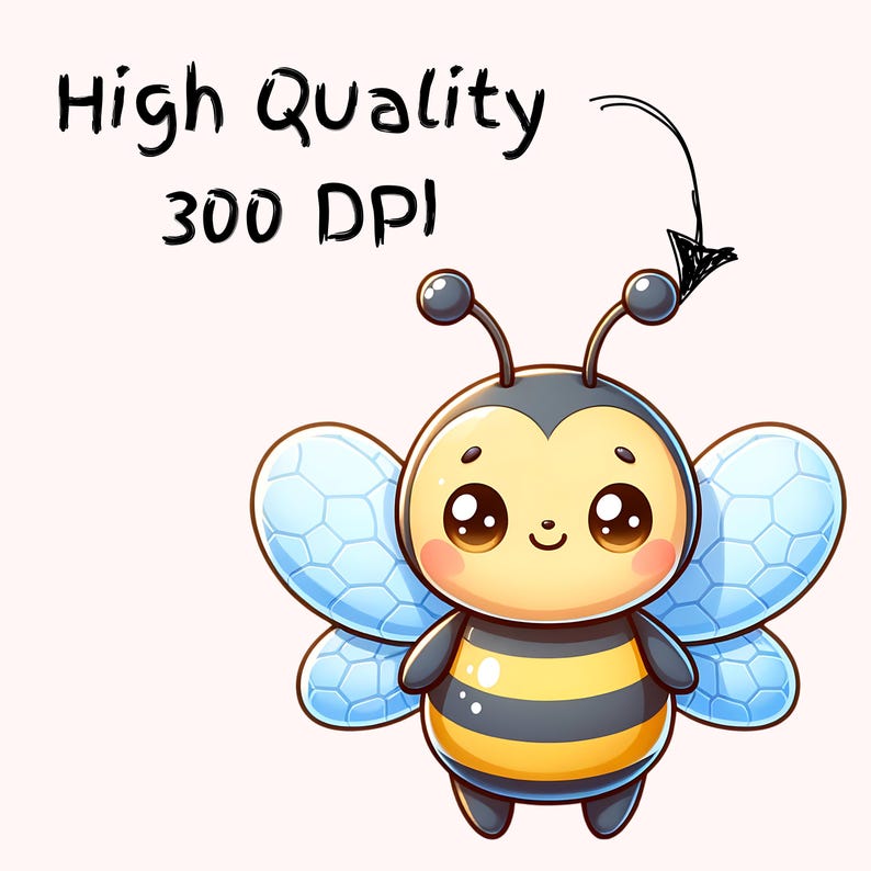 Blue Baby Bee Clipart Bundle 15 PNG High Quality Cartoon Soft Blue Boy ...