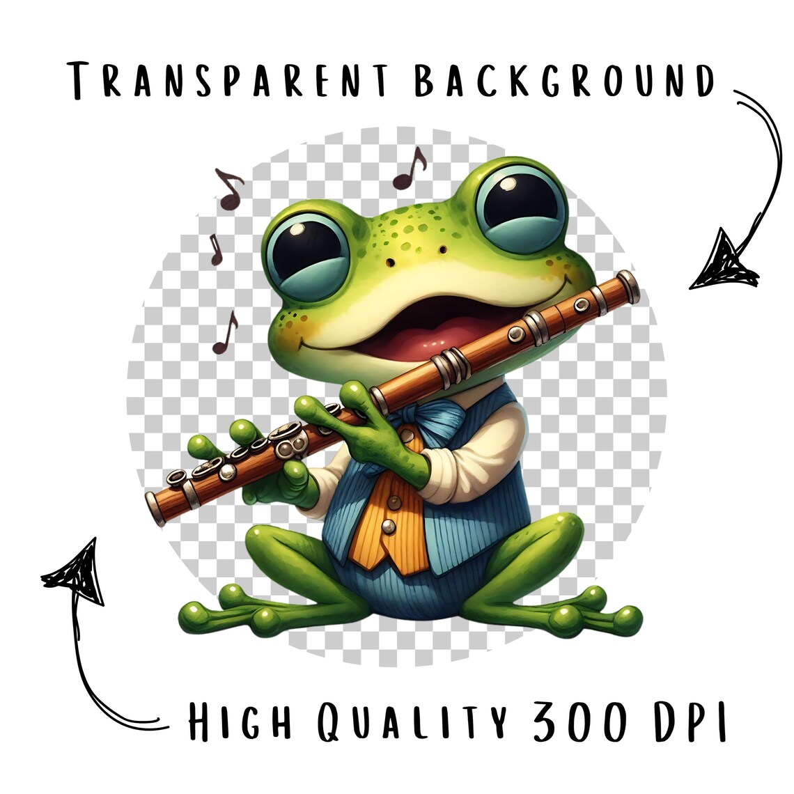 Funny Frog Clipart Bundle 15 PNG Watercolor Cute Quirky Frog Lover ...