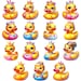 Princess Rubber Ducky Clipart Bundle 15 PNG Cute Duck Paper Crafts ...