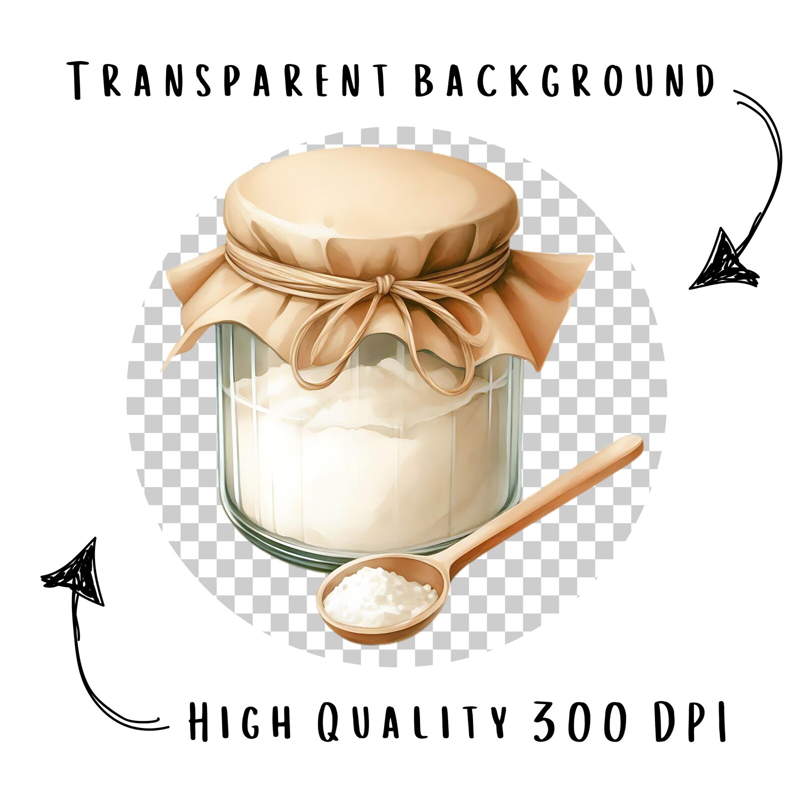 Beige Bakery Clipart Bundle 38 PNG High Quality Watercolor Neutral ...