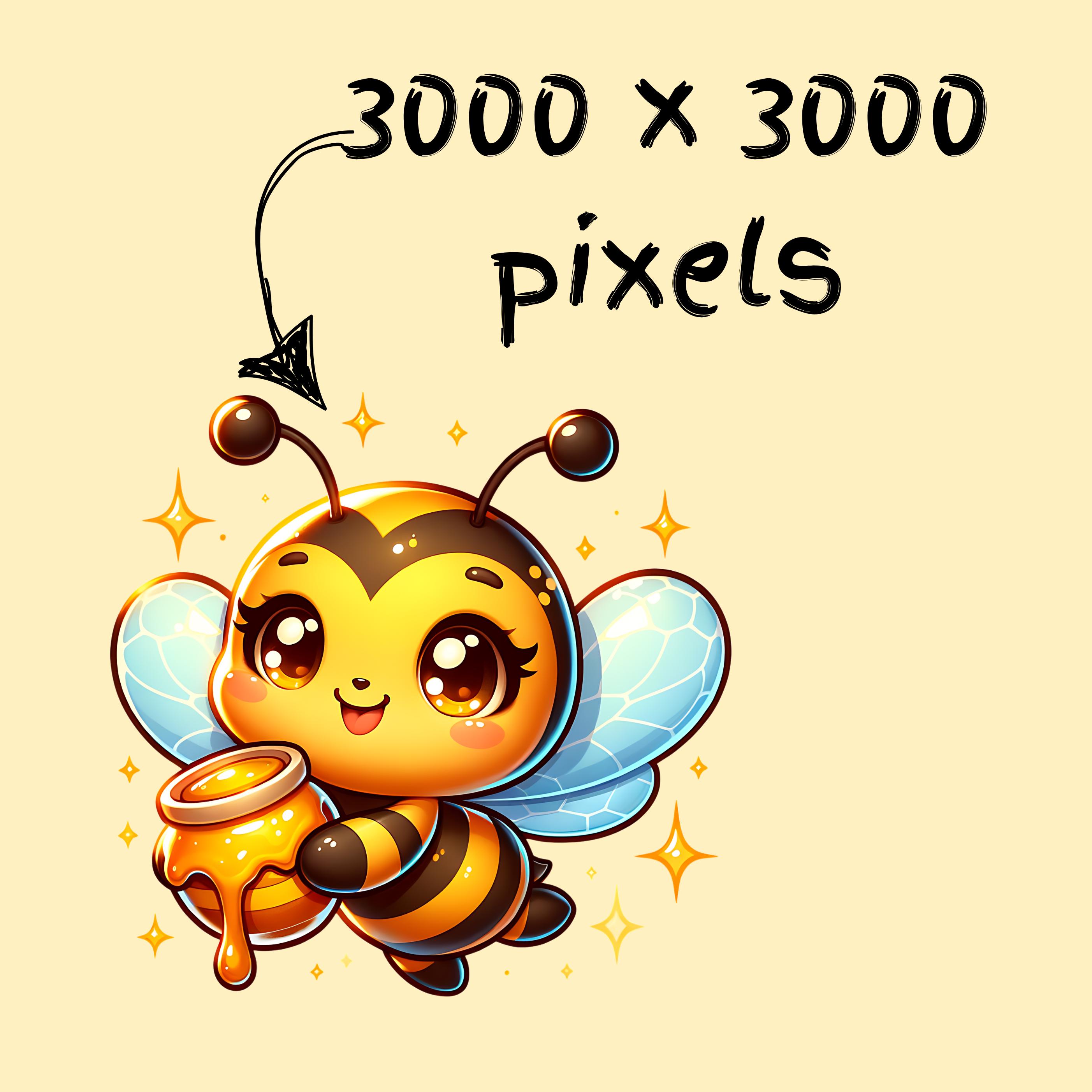 Cute Bumble Bee Clipart Bundle 12 PNG Baby Bee PNG Cute Clip Art for ...