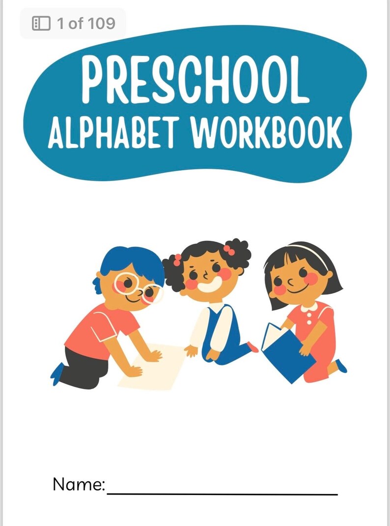 Preschool Alphabet Workbook ,make Learning FUN, EASY & EXCITING for ...