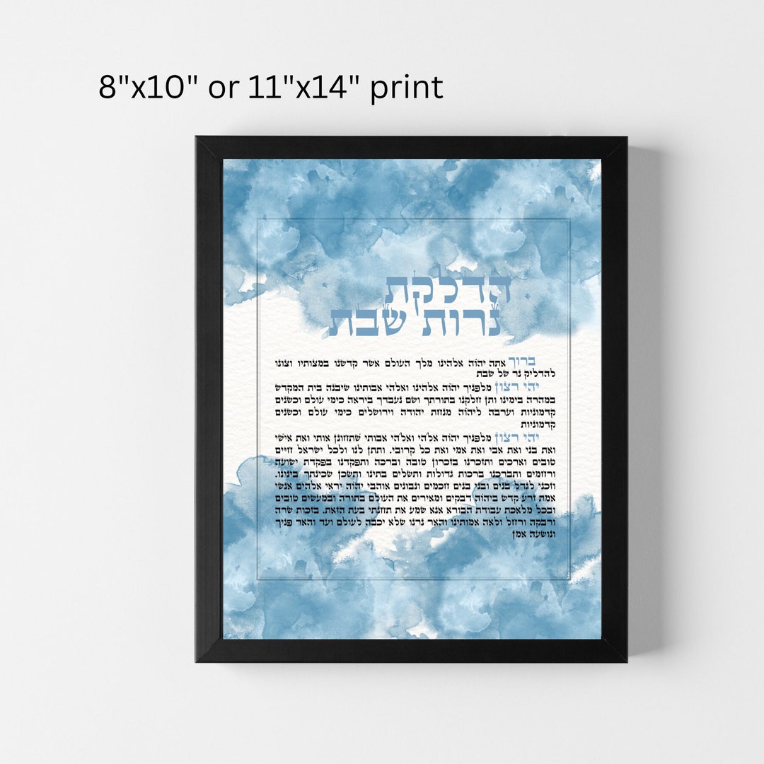 Hadlakas Neiros Text - Blue Abstract Art - Etsy