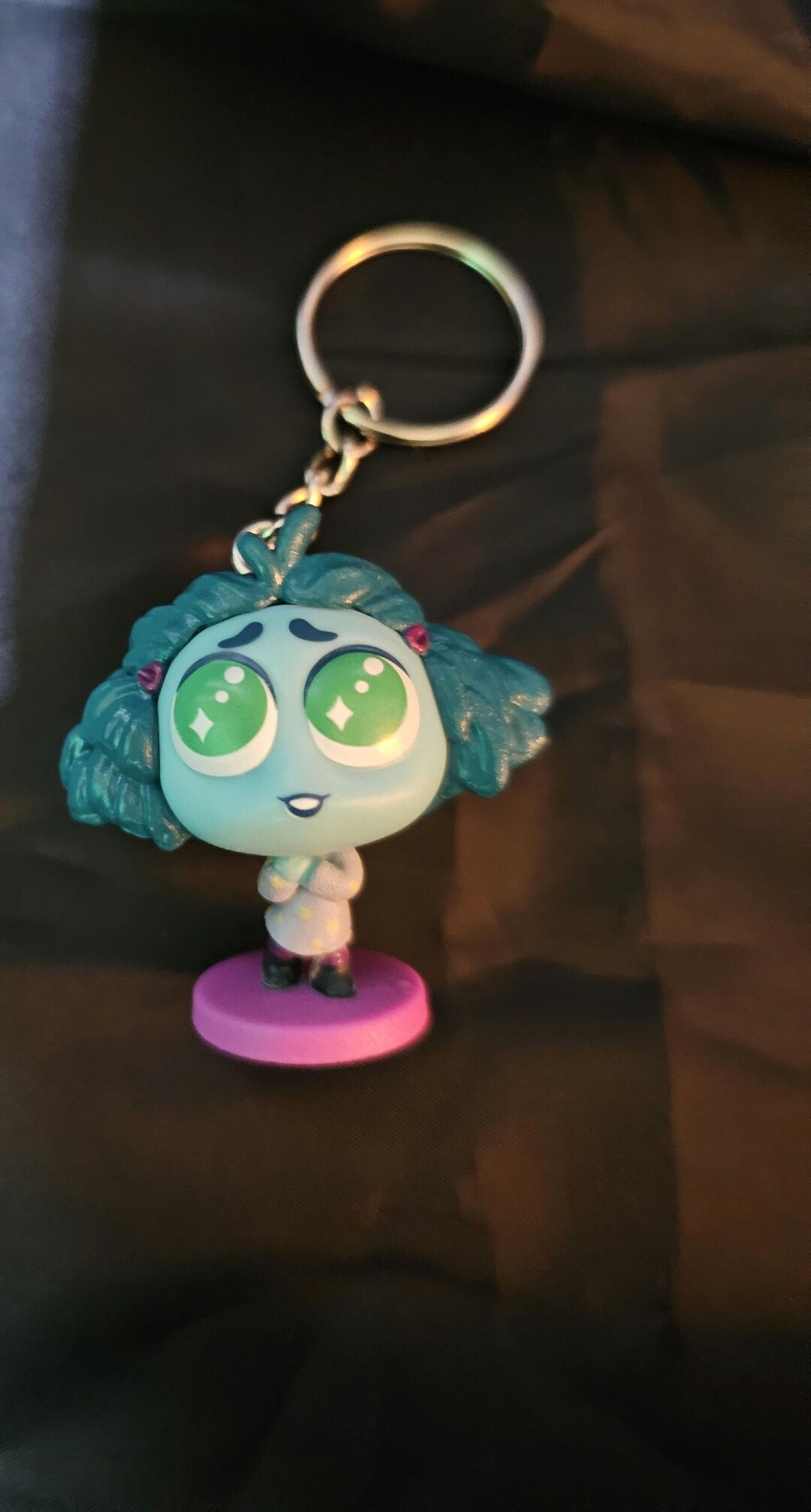 Disney Pixar Keychain Envy on Stand - Etsy