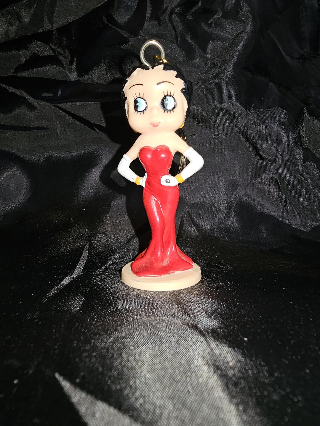 Betty Boop Keychain - Red Gown - Etsy