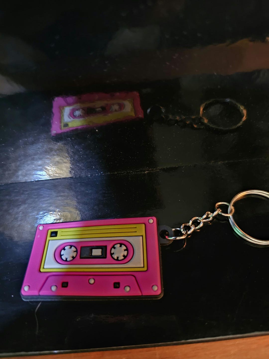 80s Cassette Keychain - Etsy