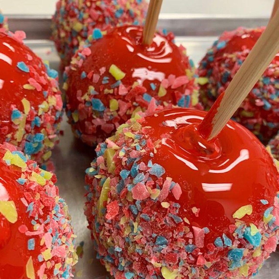 Jolly Rancher Candy Apples - Etsy