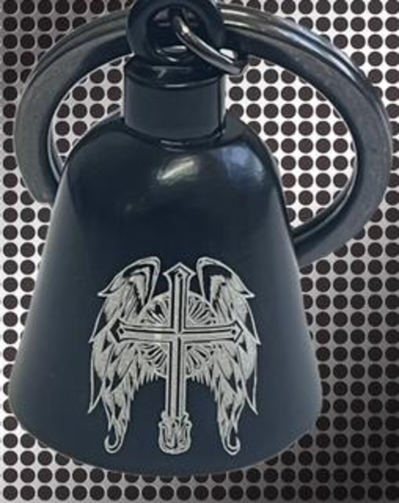Custom Engraved Biker Gremlin Bell: Kissing Skulls - Etsy