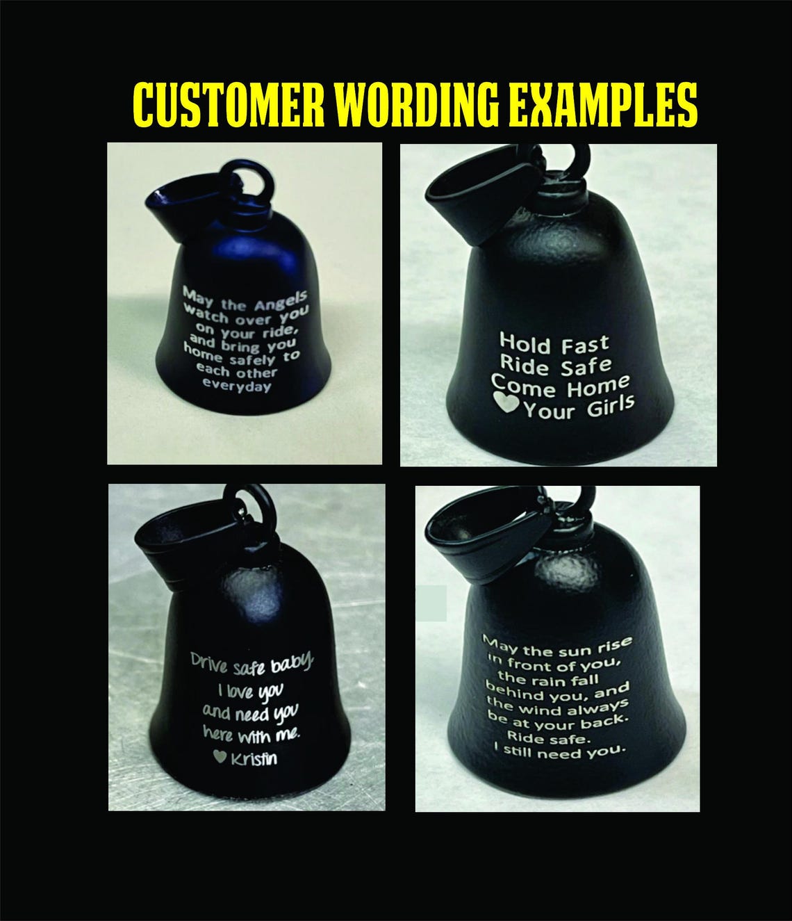 Custom Engraved Biker Bell, Ride Gremlin Bell - Etsy