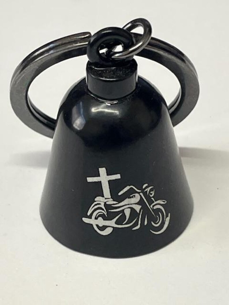 Custom Engraved Biker Gremlin Bell: Kissing Skulls - Etsy