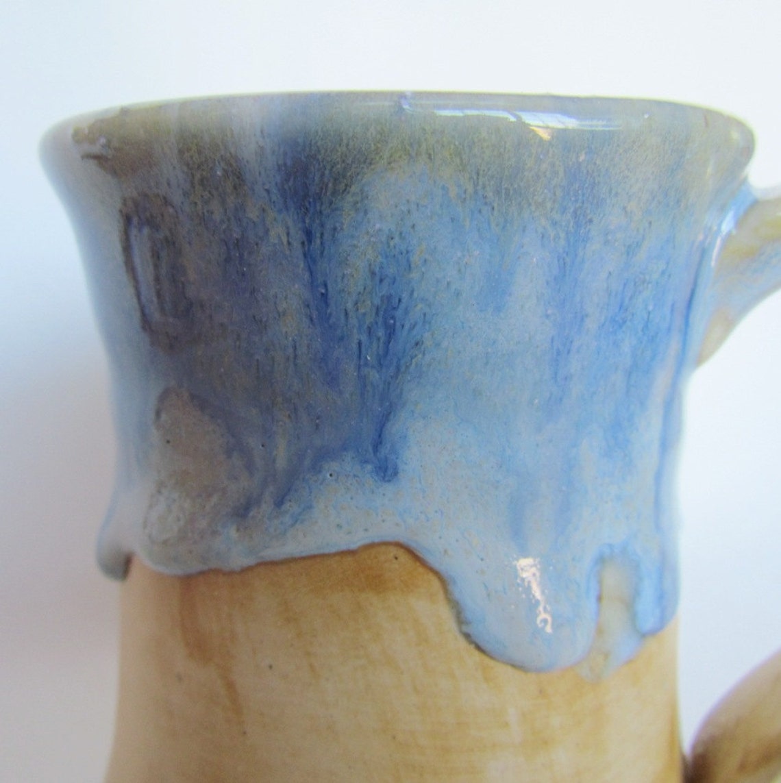 Sky Blue Mug Cup Handmade Pottery - Etsy