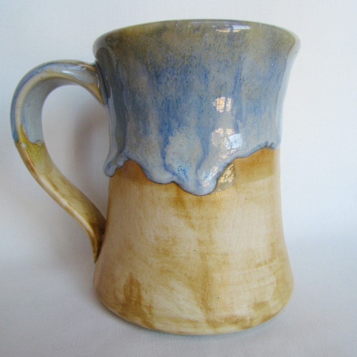 Sky Blue Mug Cup Handmade Pottery - Etsy