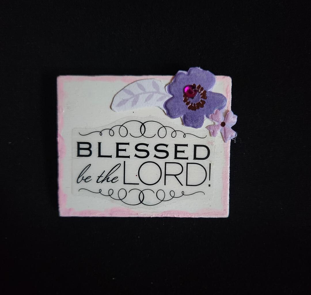 Blessed Be the Lord Square Magnet - Etsy
